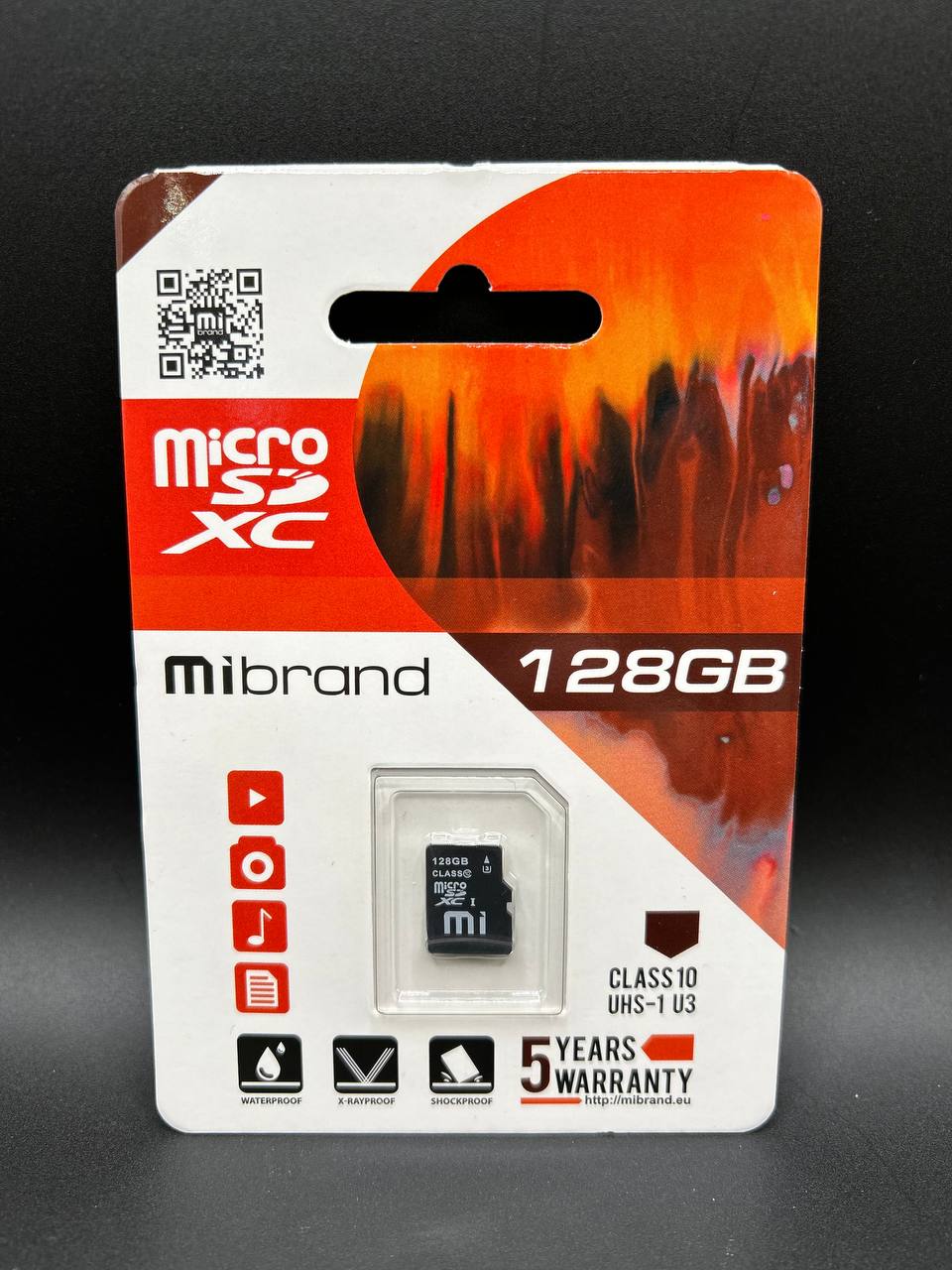 Карта памяті MicroSD Mibrand 128gb 10 Class